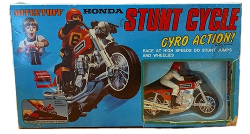 Vintage Miteetuff Honda Stunt Cycle Gyro Action Toy | eBay Australia