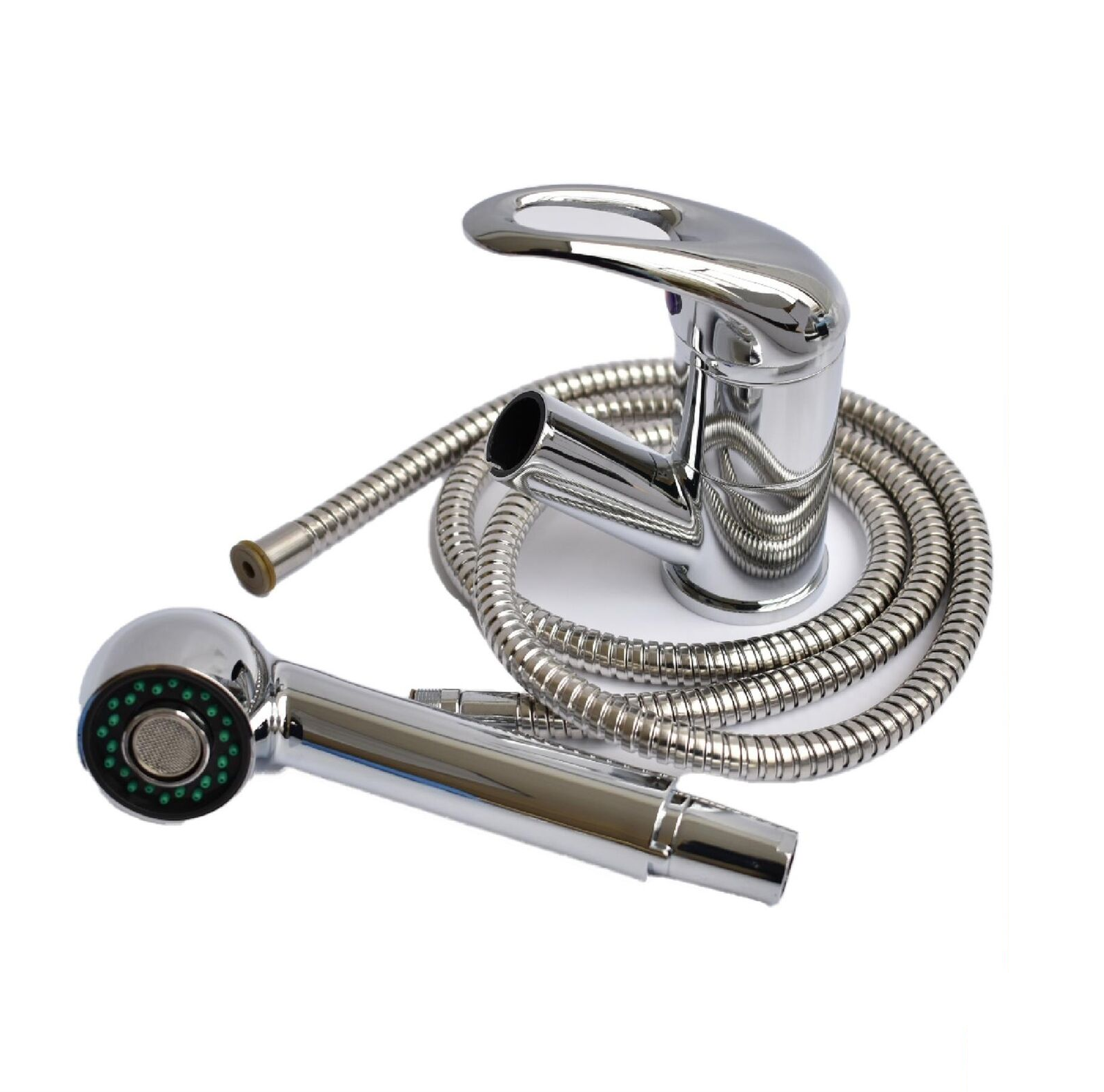 PLS CT272 Chrome Metal Single Lever Shower Tap With 1500mm Pull Out ...