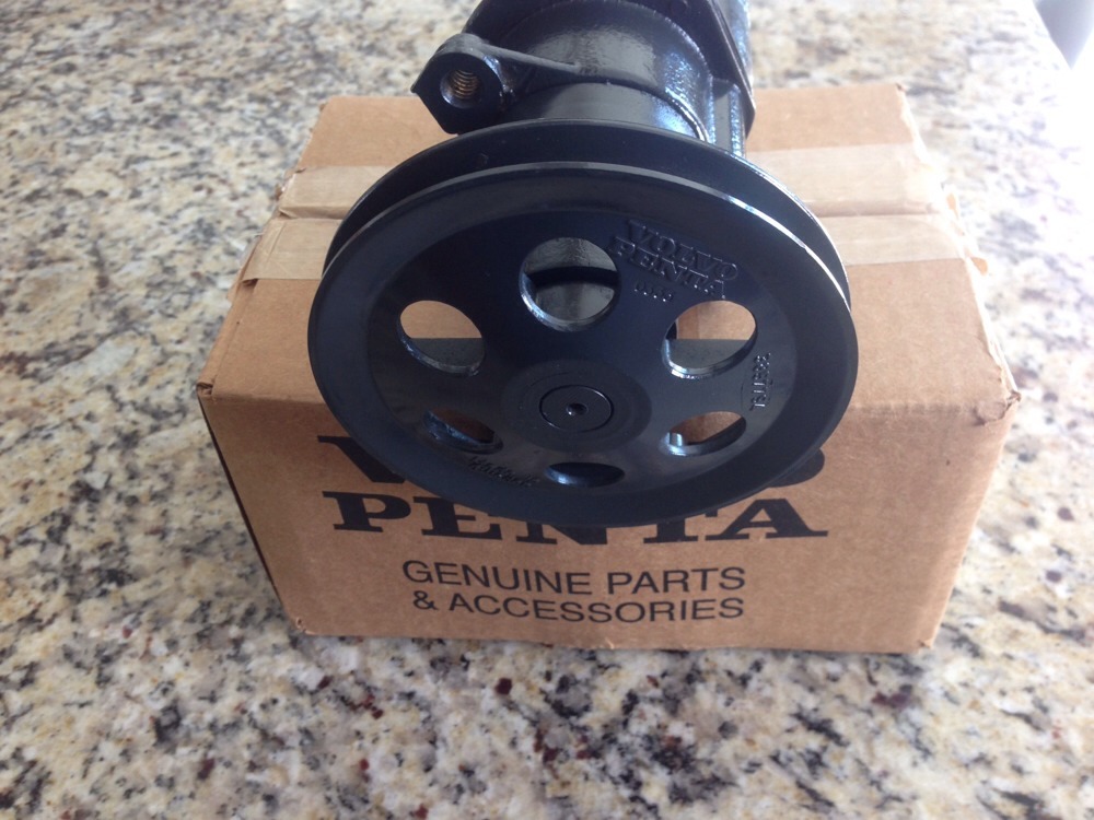 Volvo Penta Raw Water Sea Pump REBUILT 3857794 3851982 with 4.5" pulley ...