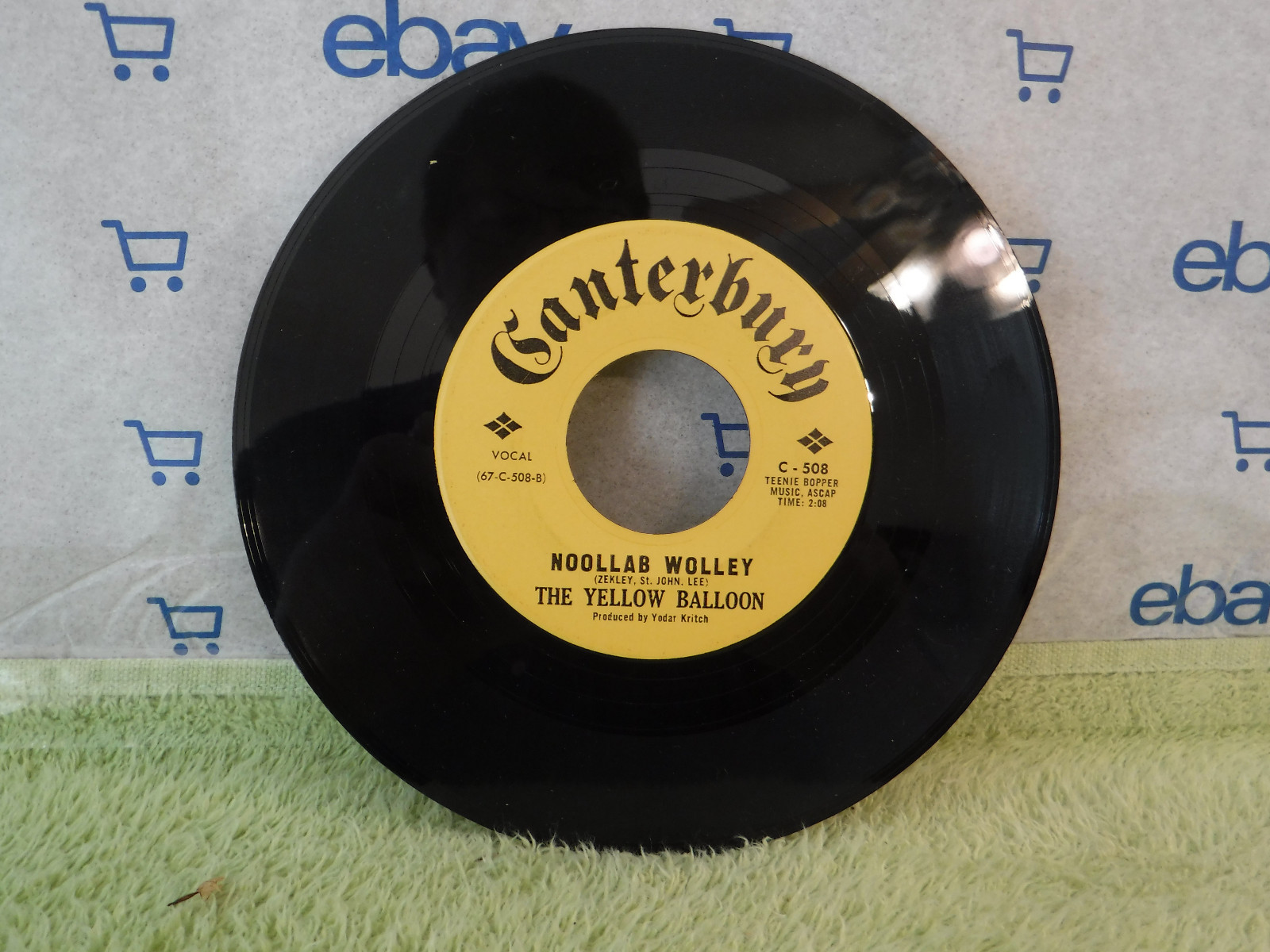 The Yellow Balloon, Noollab Wolley, Canterbury Records C 508, 1967 ...