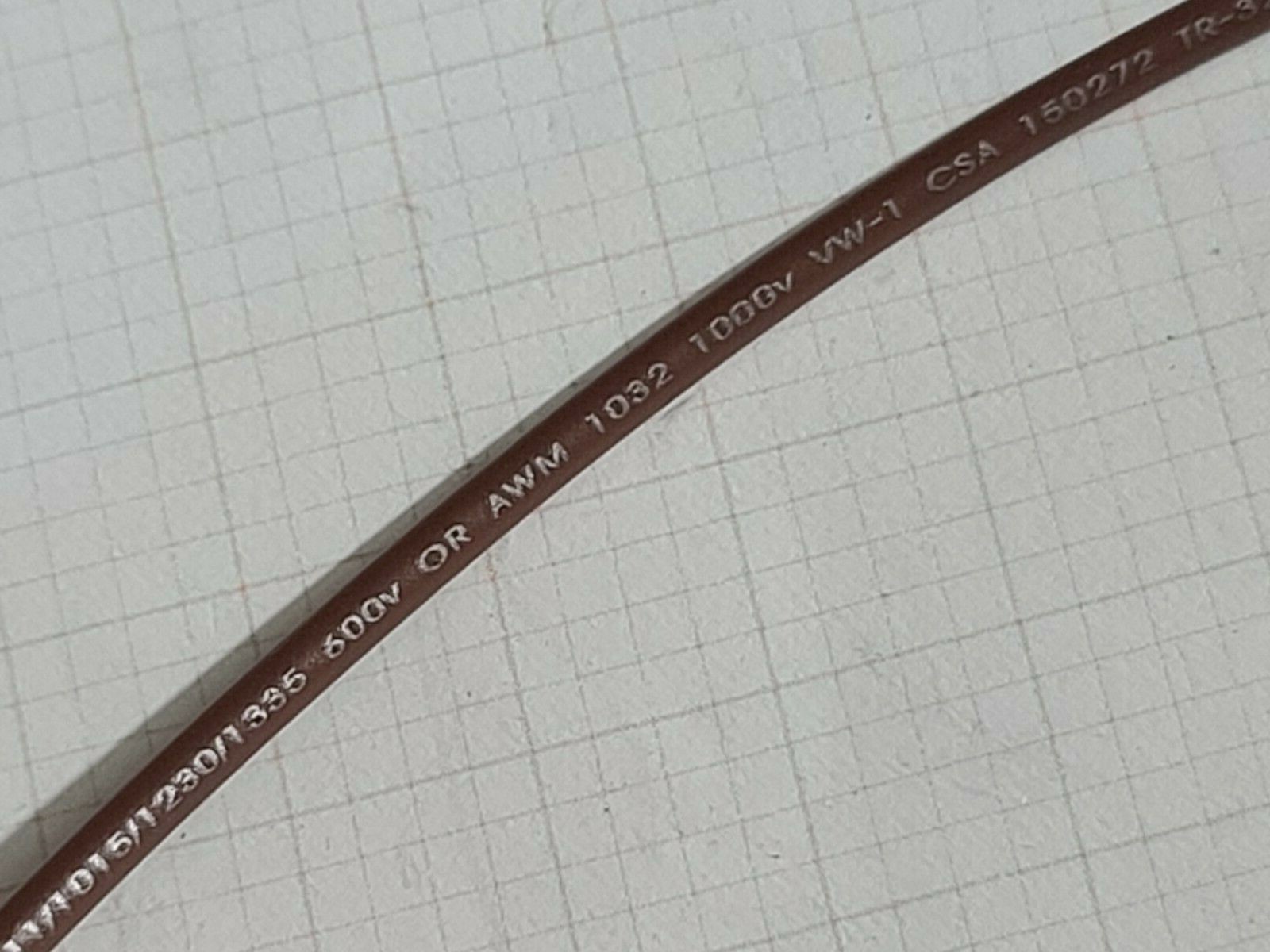 Atlas Wire #14awg 19Str BC-5W2/1015/1230 PVC Hook-up Wire Cable Brown ...