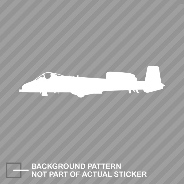 A 10 Warthog Silhouette