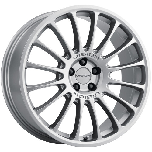 (Set of 4) Vision 477 Monaco 17x7 5x4.5" +38mm Gunmetal Wheels Rims 17 ...
