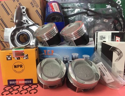 YCP 75.5mm Teflon Coated Vitara Pistons LowComp Kit HondaCivic D16Z6 ...