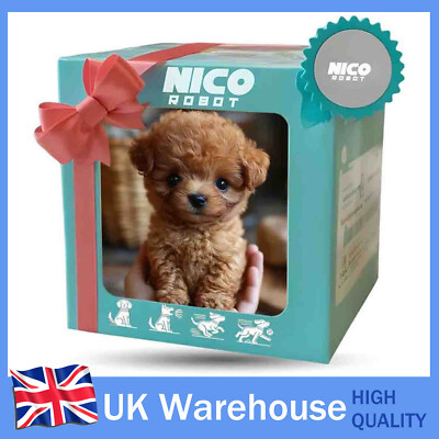 Robot Puppy Plush Toy - Interactive AI Short-Haired Pet Dog with Smart ...