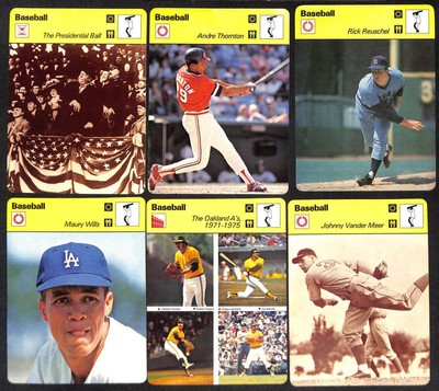 1977 Sportscaster VGEX lot of 7 different baseball cards D87777 | eBay