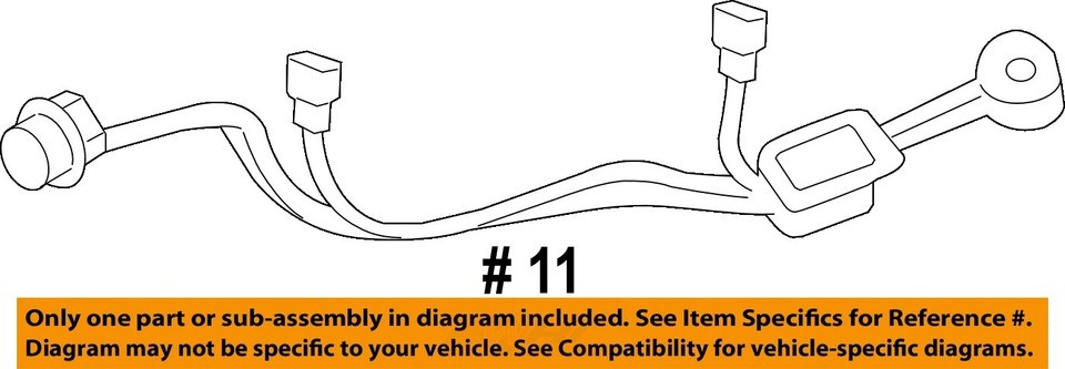 Chevrolet GM OEM 06-13 Impala Headlight Head Light Lamp-Socket & Wire ...