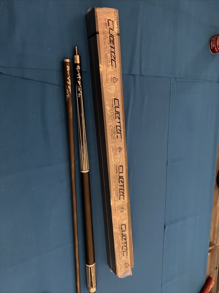 Cuetec Cynergy Shaft-Avid Opt X Blue SIGNED Florian Kohler Pool Cue 12 ...