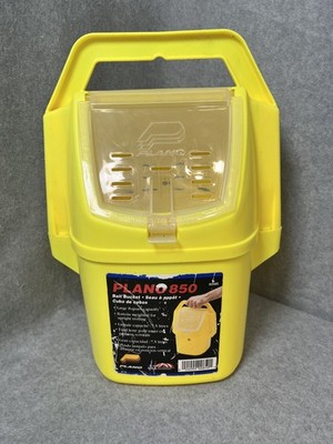 Plano Vintage 80’s Troll Model 850 Live Bait Bucket Yellow 8QT | eBay