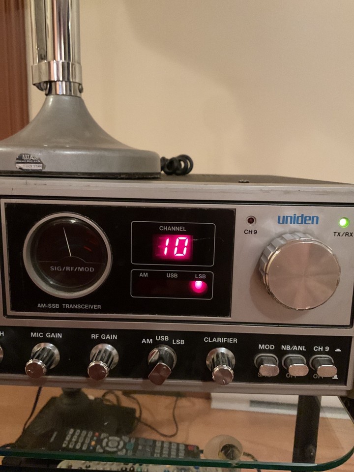 President Uniden Washington SSB Base with mic. Antique.For part | eBay