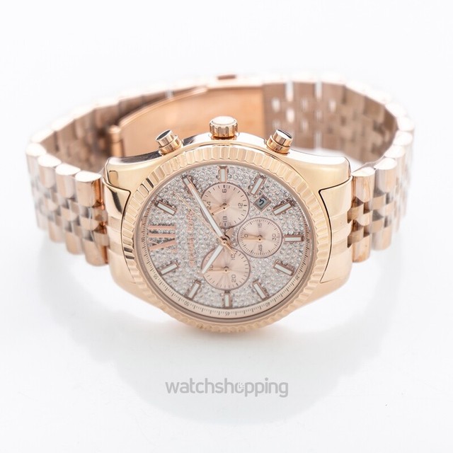 Michael Kors Lexington Crystal Pave Men's Watch - MK8580 for sale ...