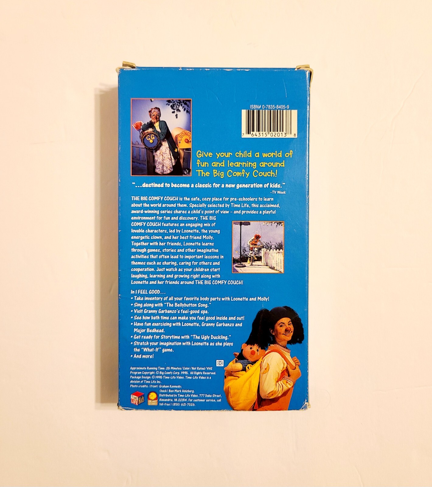 The Big Comfy Couch I Feel Good VHS Time Life Kids Show Puppets ...