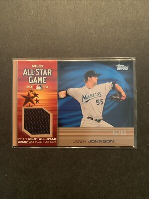 2010 Topps Update All-Star Stitches Relic Gold /50 Josh Johnson | eBay