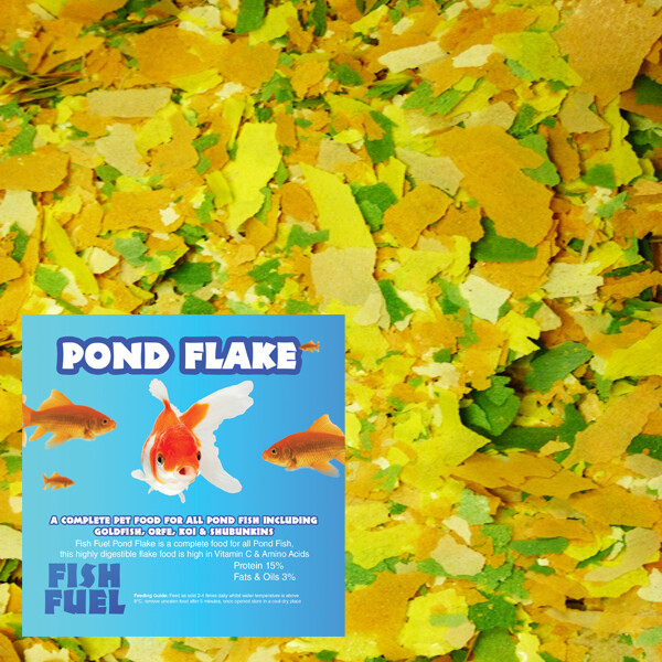 Fish Fuel Pond Flake 5 Litre - Premium Koi & Pond Fish Food - Goldfish ...