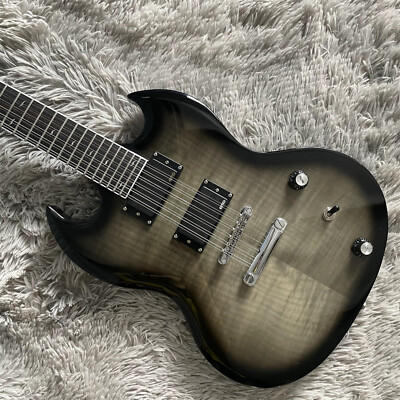 12 Strings SG Electric Guitar Mahogany Body Flame Maple Top HH Pickups ...