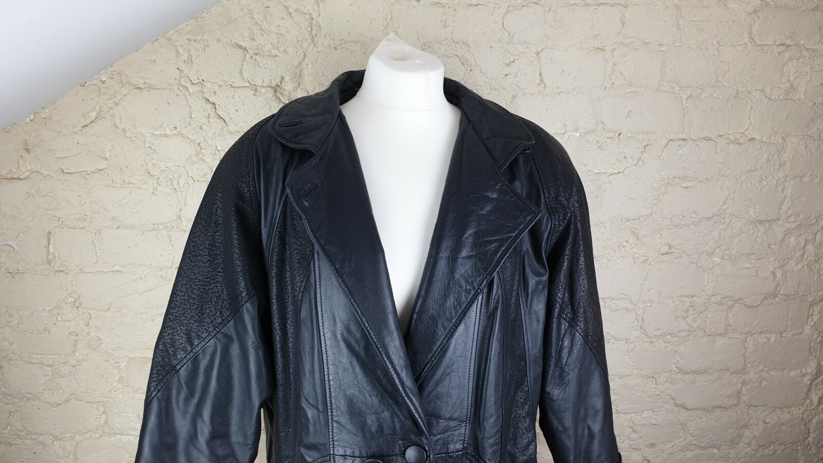 vintage NORMA MODELL 80's Style Ladies Oversized Leat… - Gem