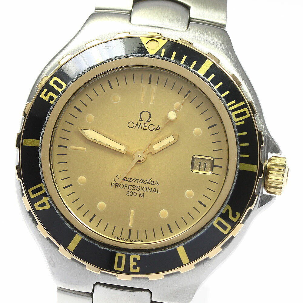OMEGA Seamaster Champagne Men's Watch - 396.1042.1 for sale online ...