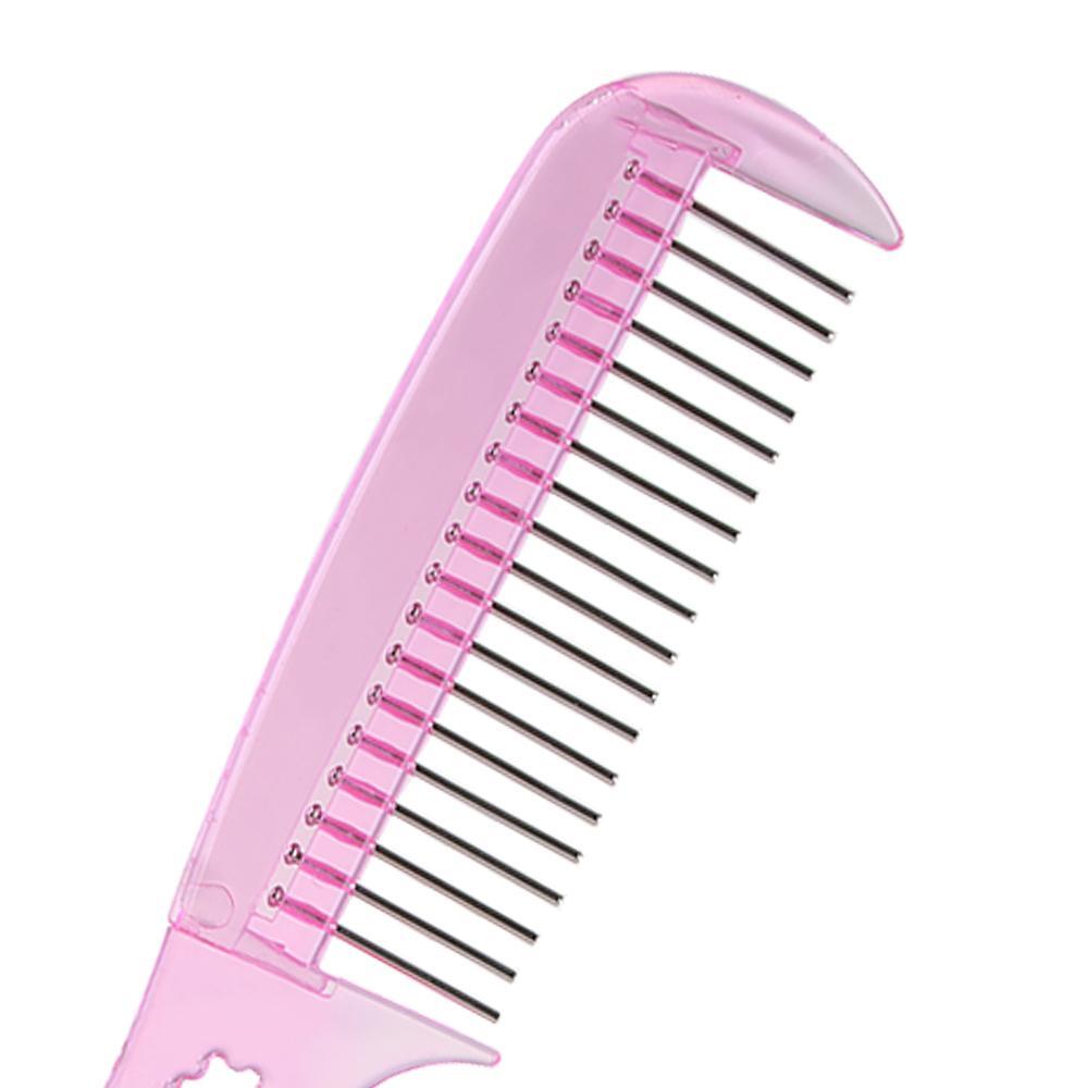 Fashion Wig Comb Handle Anti-static Beauty Comb Styling Wig Tool Steel ...