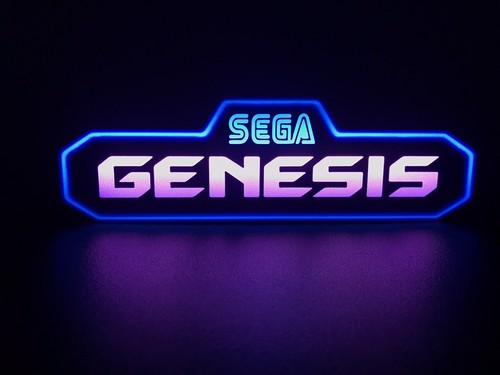 Sega Genesis 3d Printed Led Sign | eBay