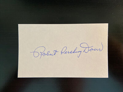 Bobby Doerr Signed this autograph Robert Pershing Doerr Autographed 3x5 ...