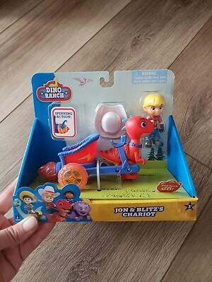 Dino Ranch Jon and Blitz's Chariot Vehicle Pre-Westoric Ranchers ...