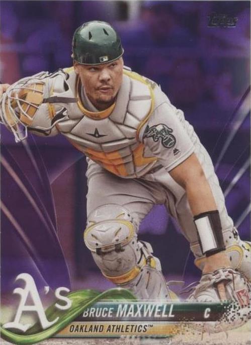 2018 Topps - Bruce Maxwell #336 Purple for sale online | eBay