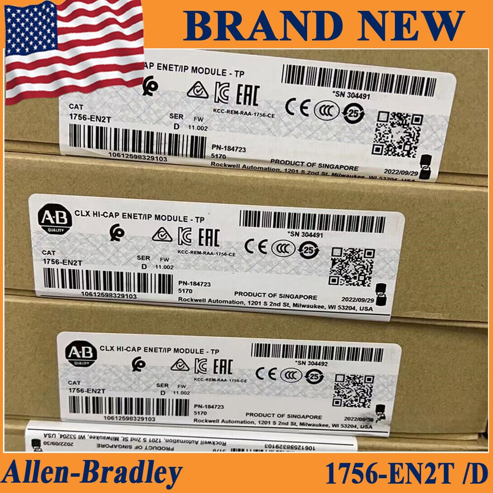 AB 1756-EN2T /D Allen-Bradley ControlLogix Ethernet Bridge 1756EN2T Ser ...