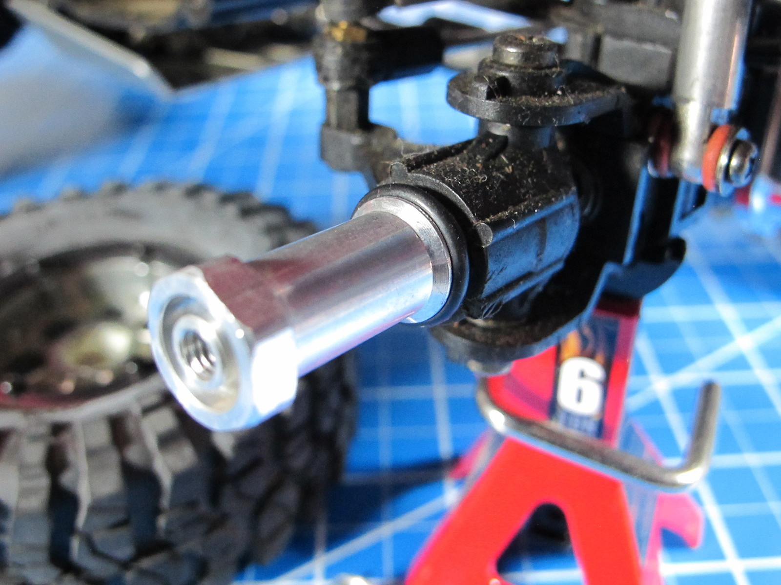 Pair 20mm Wheel Tire Spacer Widener Extend Tamiya 1/10 F350 Hilux ...