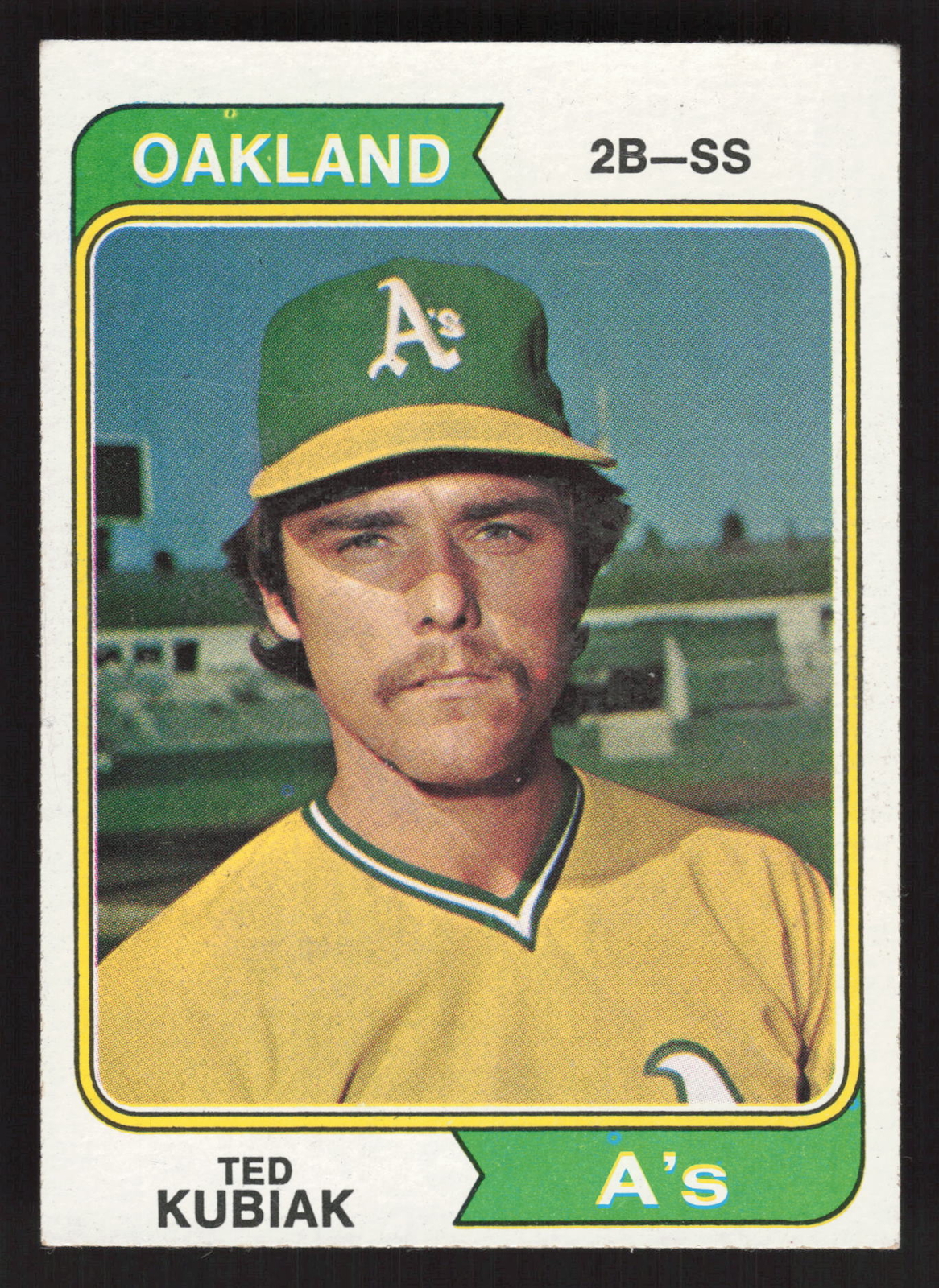 Ted Kubiak 1974 Topps #228 Oakland Athletics VG-EX SU {0826 | eBay