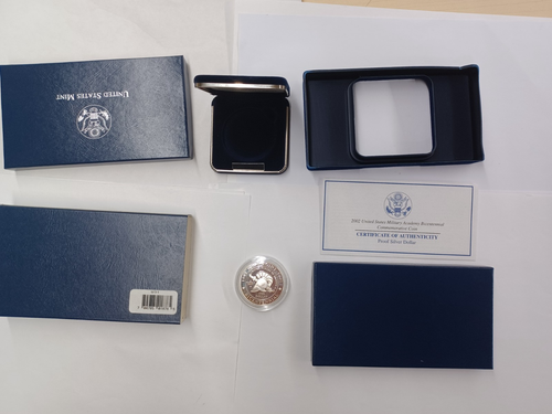 2002 U.S. Military Academy Bicentennial Coin with COA Certificate ...