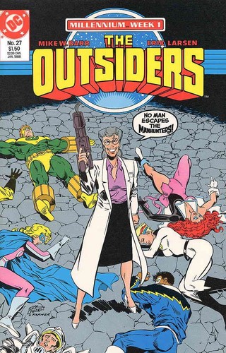 Outsiders, The (1st Series) #27 FN; DC | Millennium Week 1 Erik Larsen ...