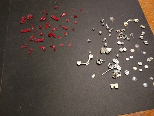 Vintage AMT 1/25 scale Model Car Taillights Bezels Headlights Spot ...
