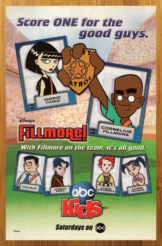 2002 Disney's Fillmore! Vintage Print Ad/Poster ABC Kids TV Cartoon ...