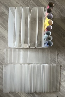 Totally Tiffany Vinyl Roll Holders. 6 trays, 36 sleeves, 6 pockets. NO ...