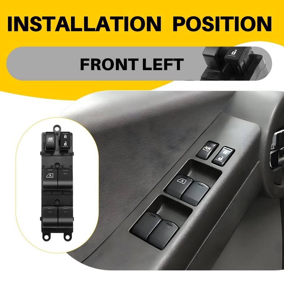 Power Window Master Control Switch Fit 2007 2008-18 2019 Nissan ...