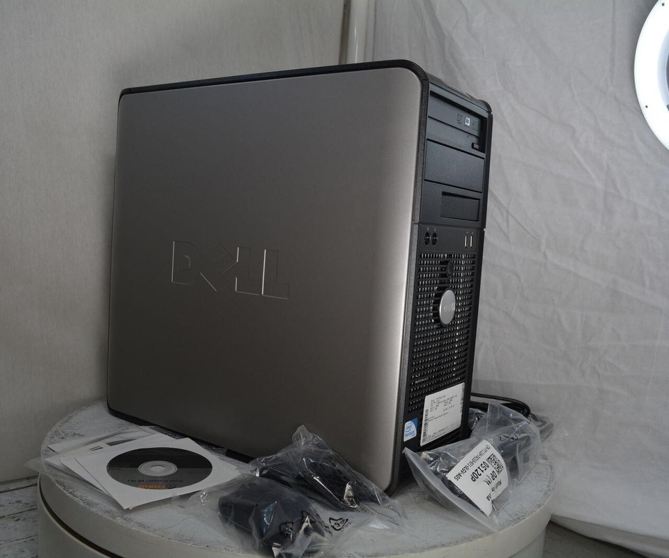 NEW OPEN BOX DELL OPTIPLEX 360 PC PENTIUM DUAL-CORE E5300 4GB 250GB SEE ...