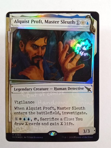 FOIL Alquist Proft Master Sleuth 384 | SHOWCASE INVISIBLE INK | Karlov ...
