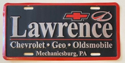 1996 LAWRENCE CHEVROLET GEO OLDSMOBILE MECHANICSBURG PA BOOSTER License ...