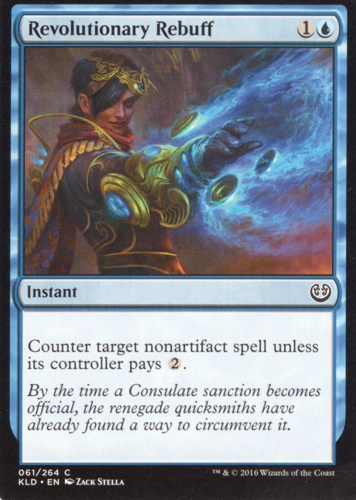 4X REVOLUTIONARY REBUFF 061/264 KALADESH MTG MAGIC LP X4 | eBay