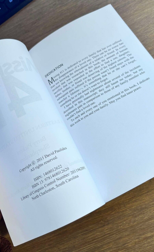 Missing 411 Book Eastern United States David Paulides. (rare) | eBay UK