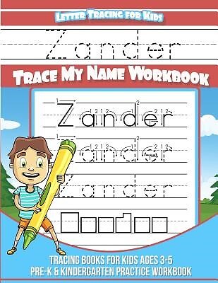Zander Letter Tracing for Kids Trace my Name Workbook Tracing Bo by ...