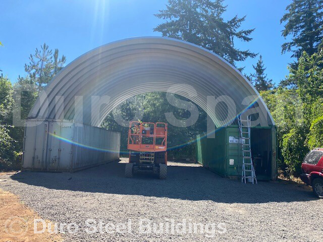 NEW DuroSPAN Steel Building 32x40x13 Metal Container Conex Roof Kit ...