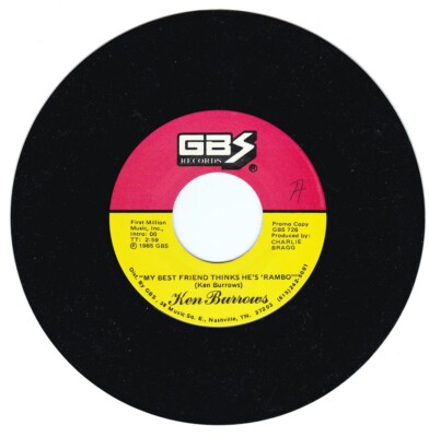 Ken Burrows. My Best Friend Thinks He's Rambo | eBay