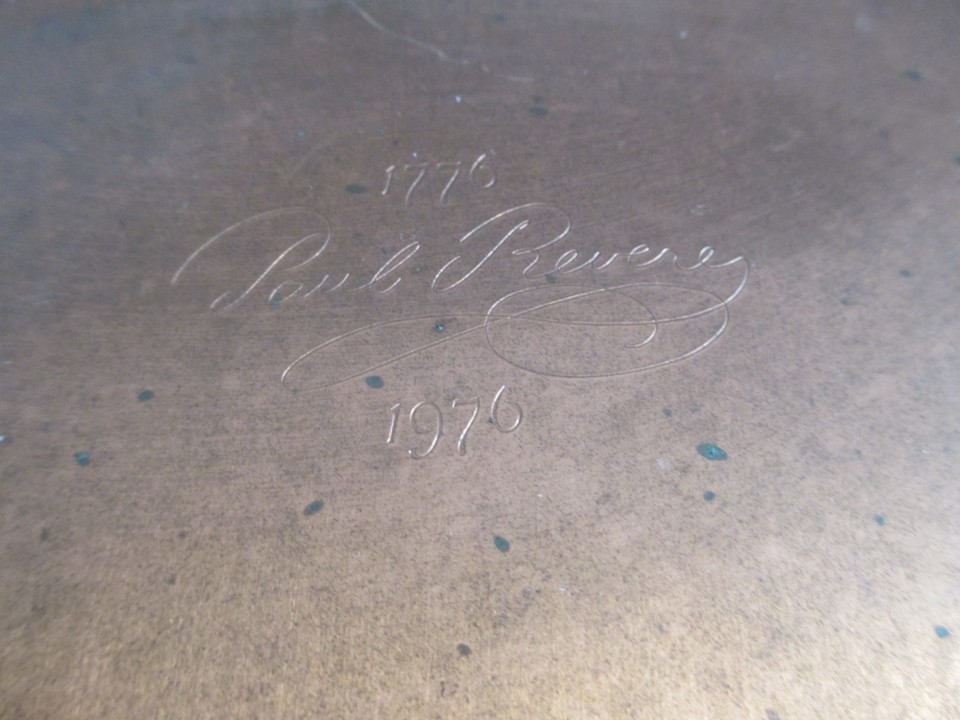 VTG PAUL REVERE WARE LIMITED EDITION COPPER 4 QT CASSEROLE STOCK PAN ...