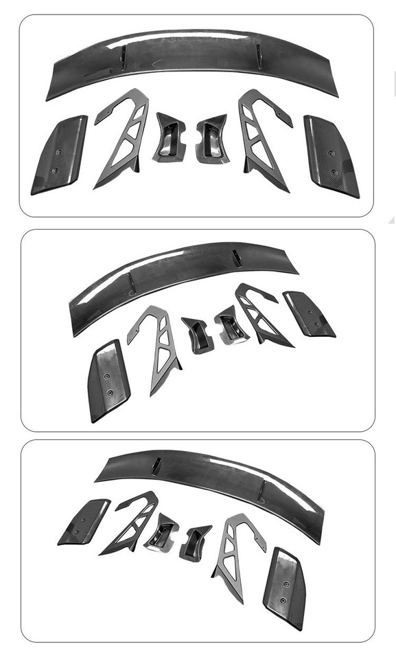 For 2020+ Toyota Supra A90 A91 Carbon Fiber HIGHKICK TRUNK Spoiler Big ...