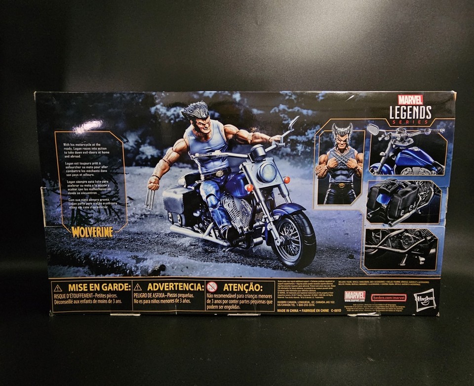 Marvel Legends Ultimate Riders Wolverine & Motorcycle 2017 Action ...