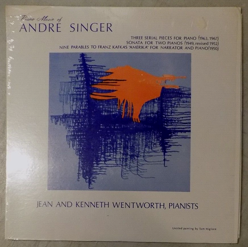 JEAN & KENNETH WENTWORTH - LP - Piano Music Of Andre Singer - Shrink ...