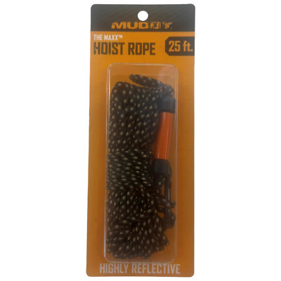 Muddy Maxx Hoist Rope 25ft – Durable Hunting Gear Pulley Line, 2-Pack ...