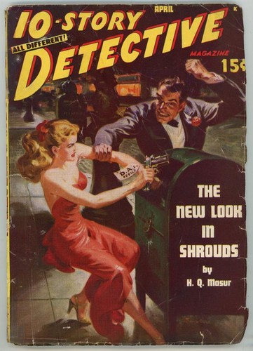 10 Story Detective Apr 1949 Saunders Gga Assaut Housse; Masur Novelette ...