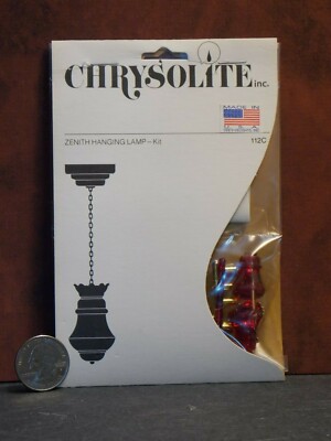 Dollhouse Miniature Chrysolite Hanging Lamp Kit 1:12 scale E204 Dollys ...